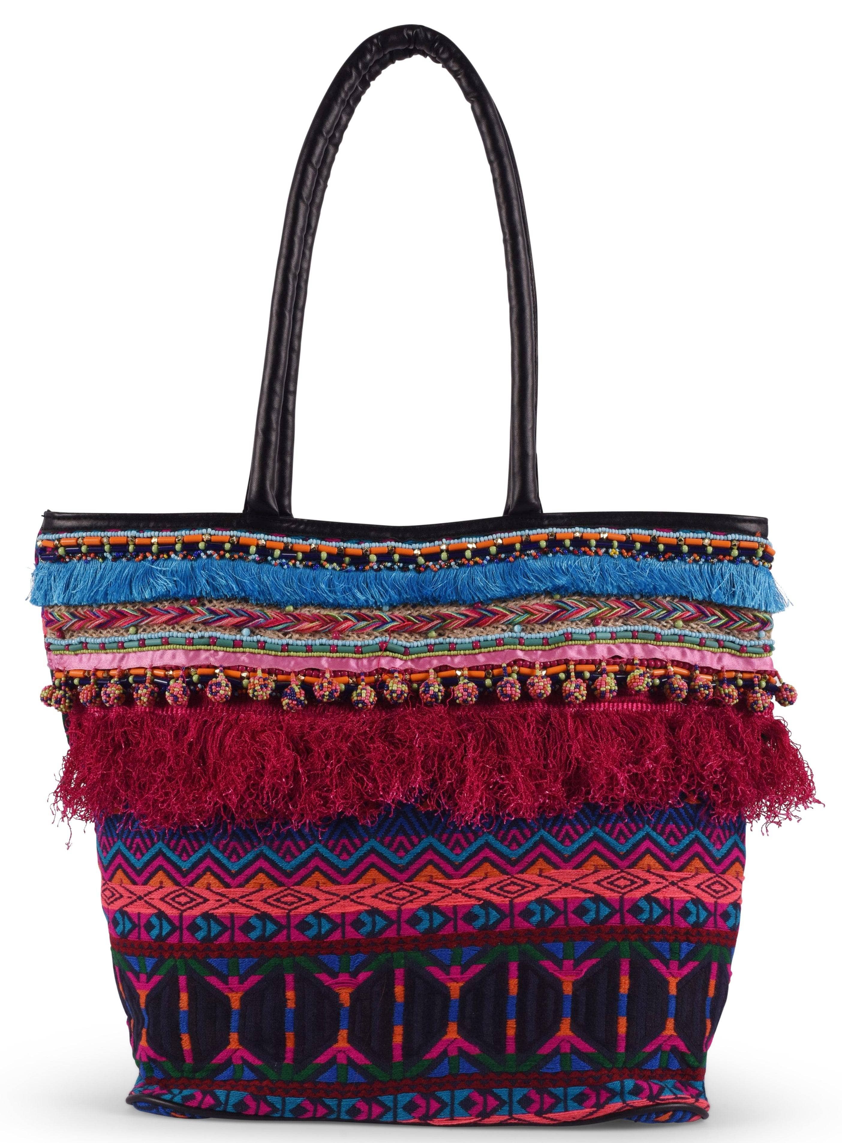 Zula Fringe Tote – Guadalupe Design